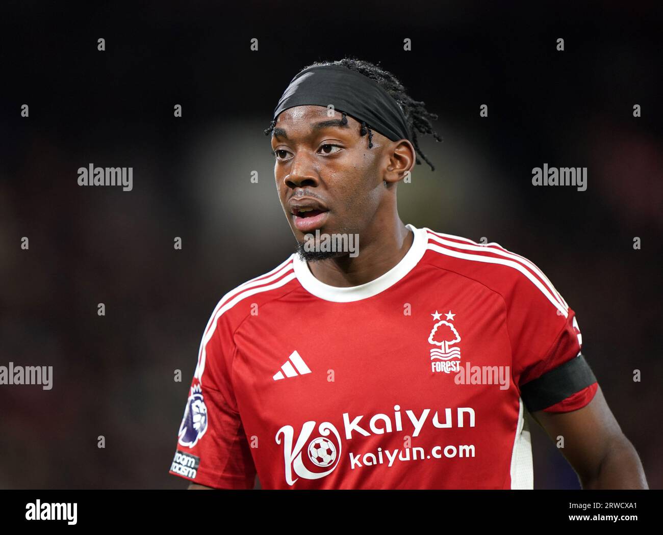 Nottingham Forest's Anthony Elanga during the Premier League match at ...