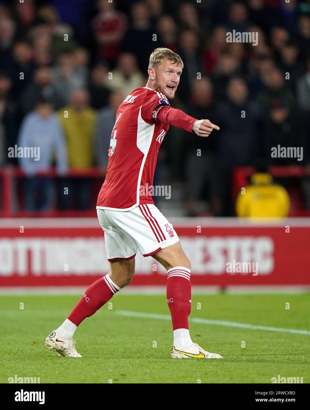 Nottingham Forest's Joe Worrall during the Premier League match at City ...