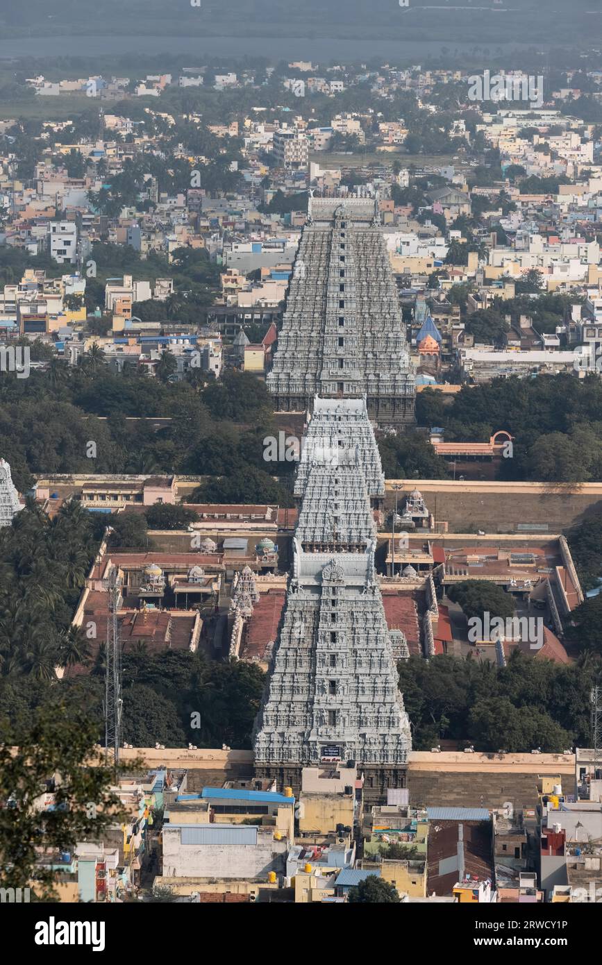 Aerial view ancient hindu temple hi-res stock photography and images ...