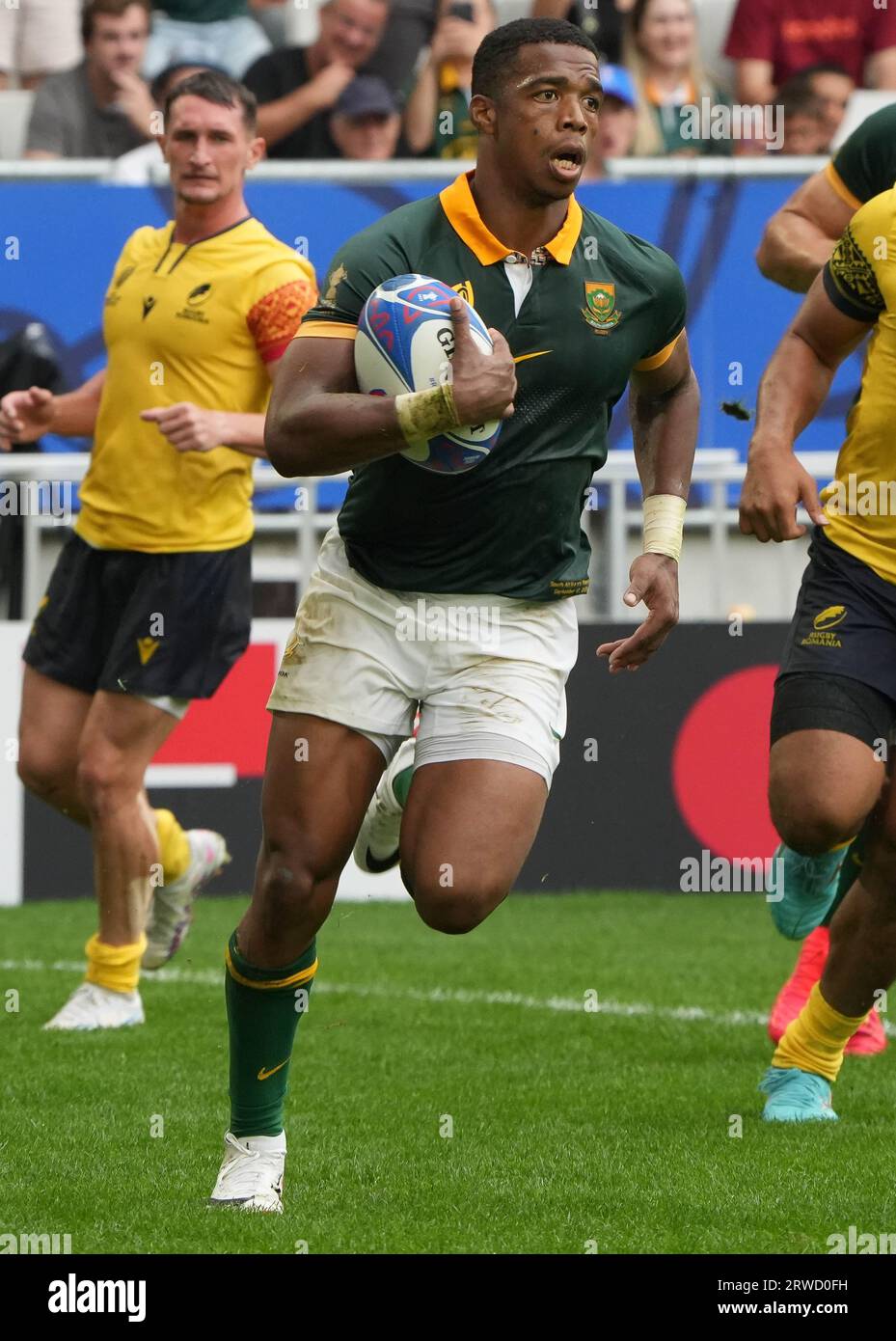 Grant WILLIAMS of South Africa during the World Cup 2023, Pool B rugby ...