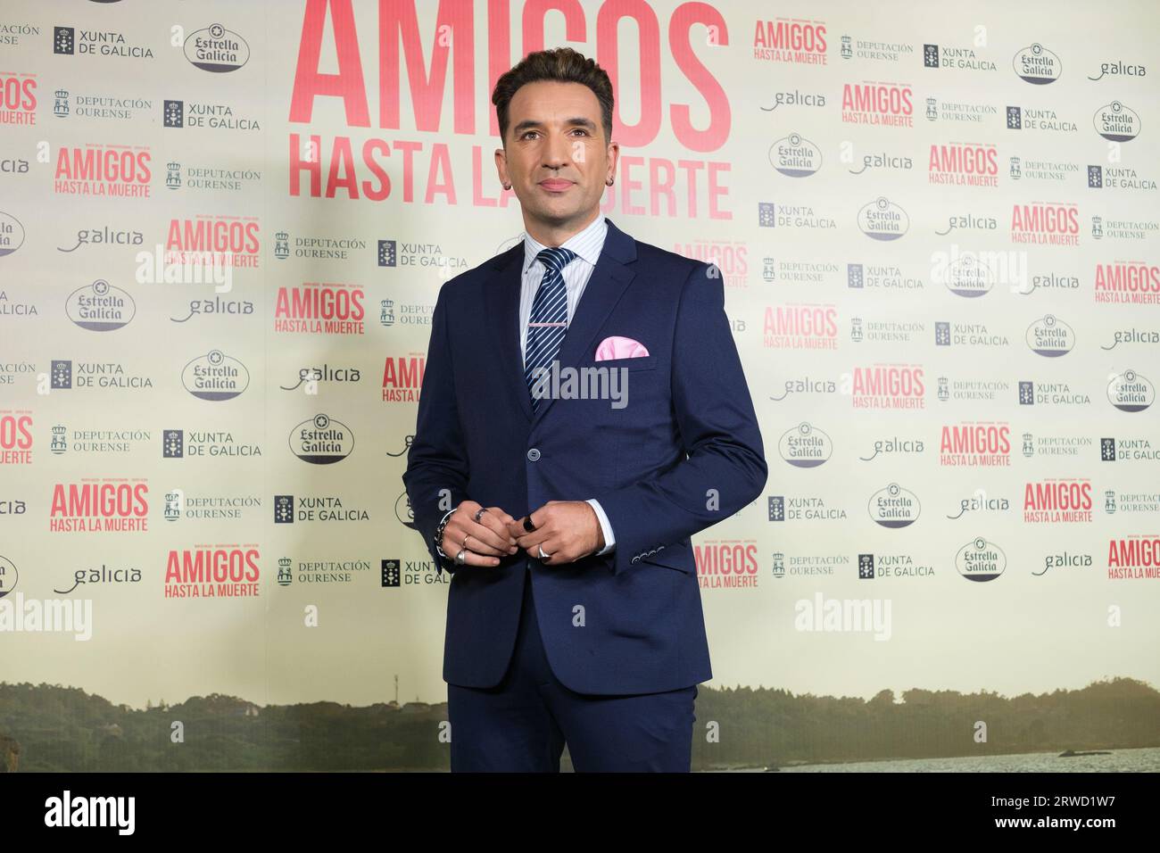 Miguel Lago during the photocall of the premiere of the film "Friends ...