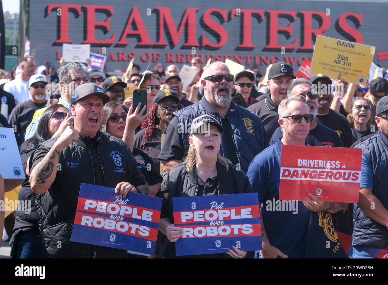 Teamsters union hi-res stock photography and images - Alamy