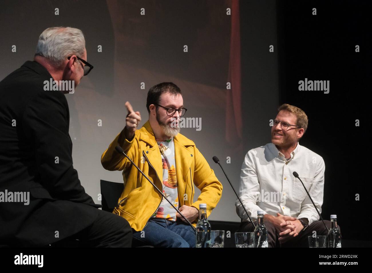 London, UK. 18th Sep, 2023. Mark Kermode, Otto Baxter and Peter Beard ...
