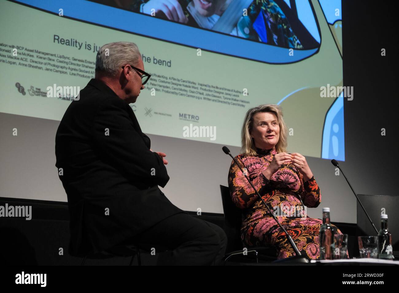 London, UK. 18th Sep, 2023. Mark Kermode and Monica Dolan photographed ...