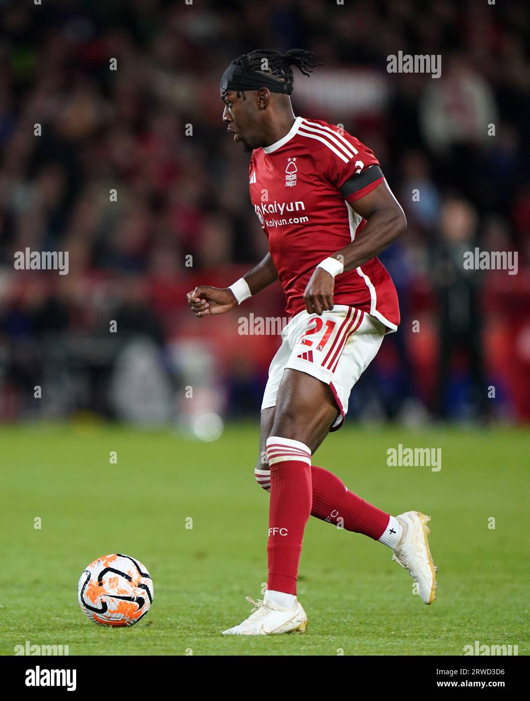 Nottingham Forest's Anthony Elanga during the Premier League match at ...