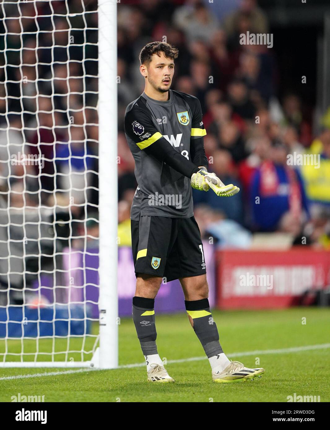 Burnley goalkeeper James Trafford during the Premier League match at ...