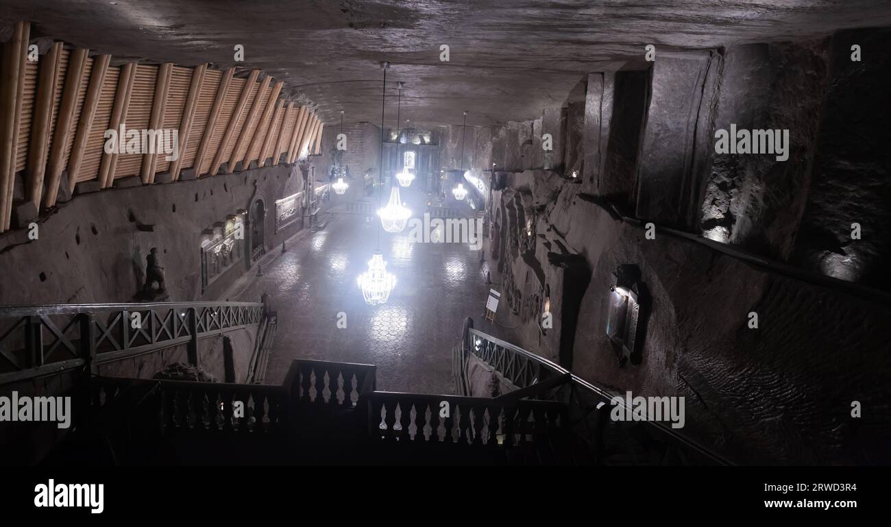 Chapel of Saint Kinga in salt mine in Wieliczka, Poland Stock Photo - Alamy