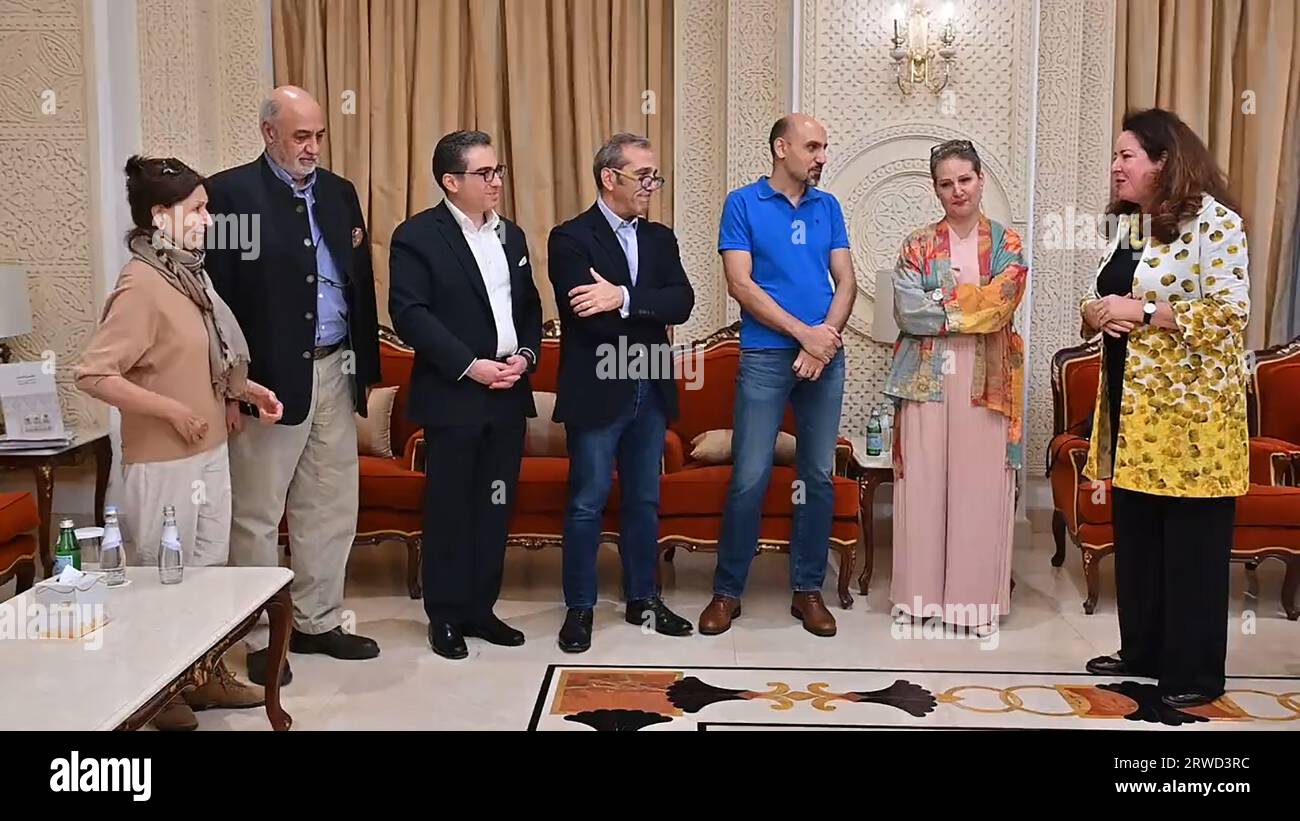 Doha, Qatar. 18th Sep, 2023. US Ambassador to Doha Timmy Davis (not ...