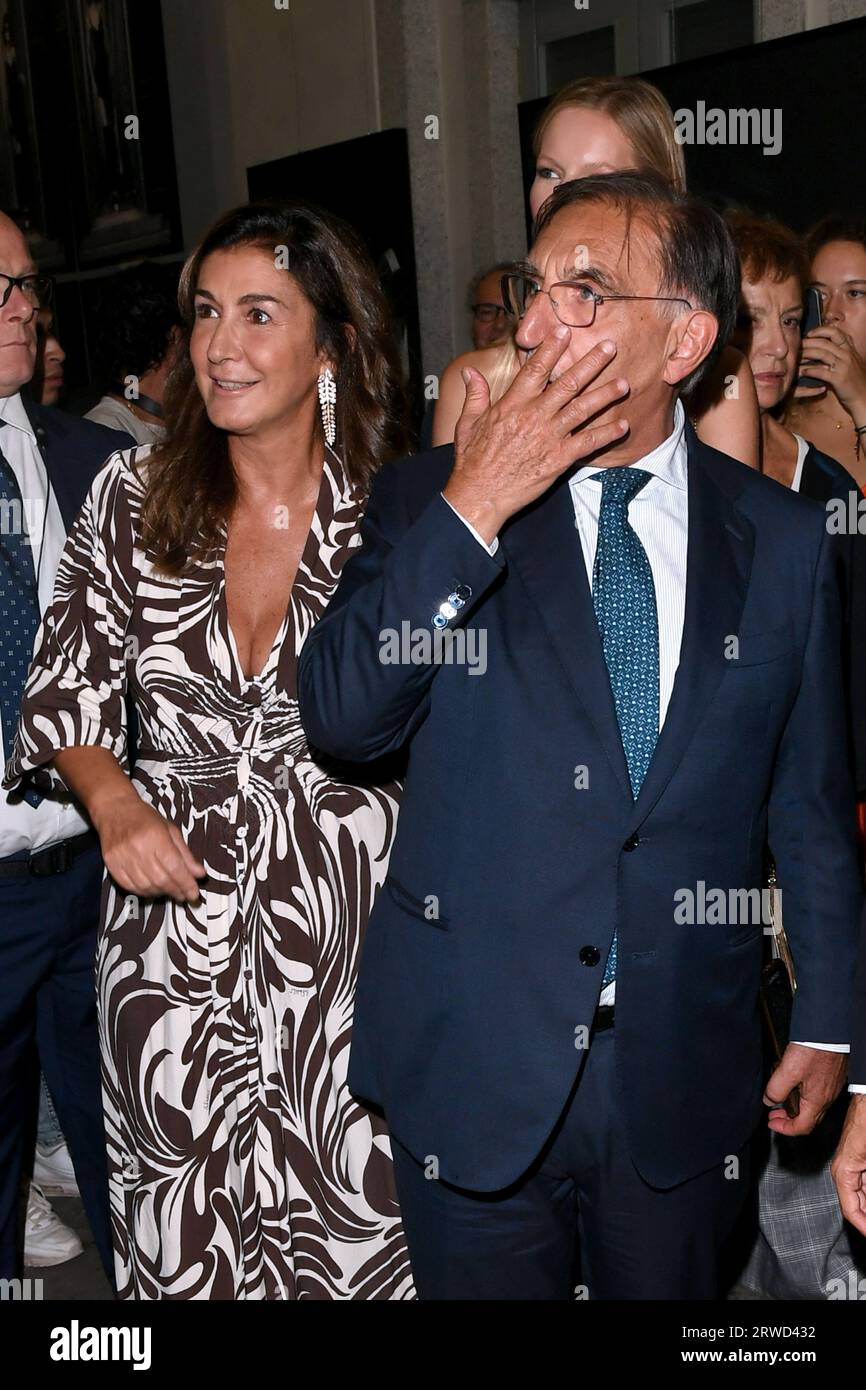 Milan, Italy. 18th Sep, 2023. Milan, Inauguration of the photographic ...
