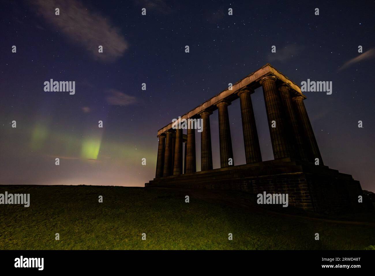 Edinburgh, United Kingdom. 18 September, 2023 Pictured: The aurora ...