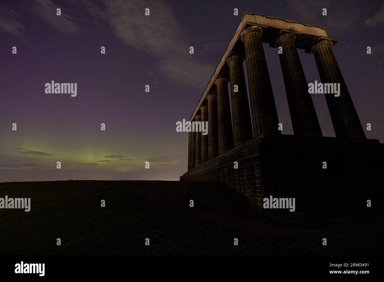 Edinburgh, United Kingdom. 18 September, 2023 Pictured: The aurora ...