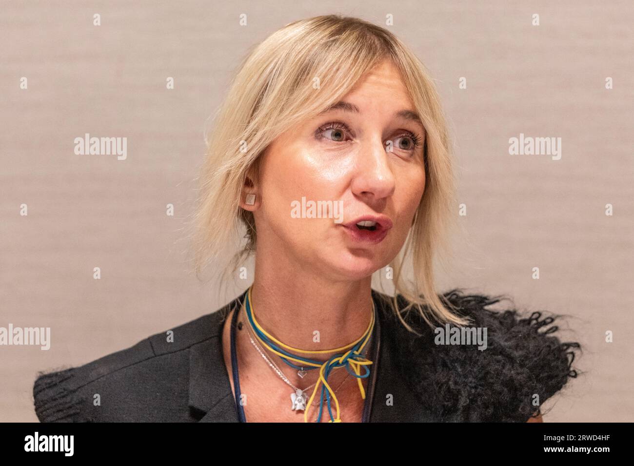 Olga Rudnieva, CEO, SuperHumans participates in meida rounbdtable with ...