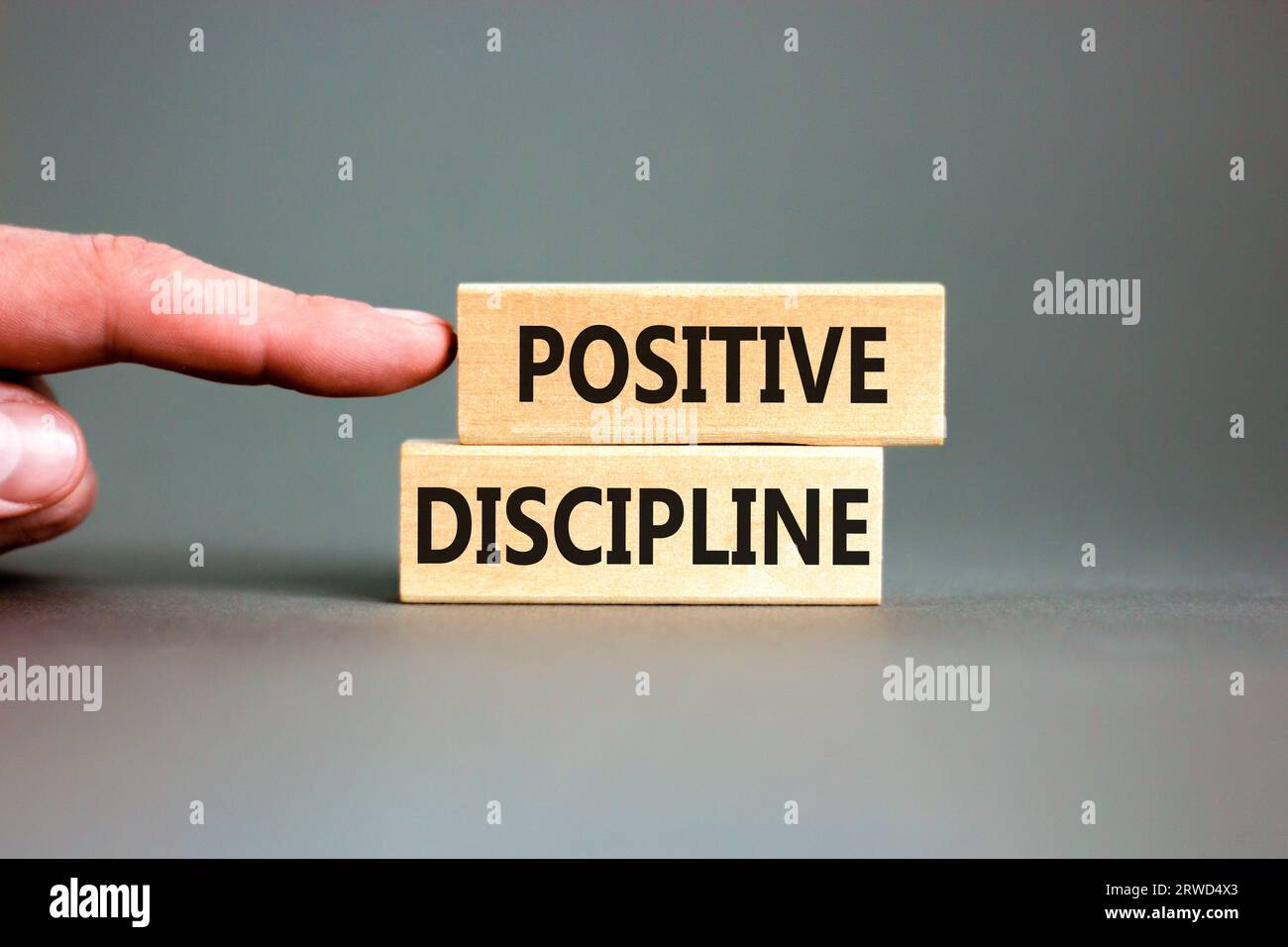Positive discipline symbol. Concept words Positive discipline on ...