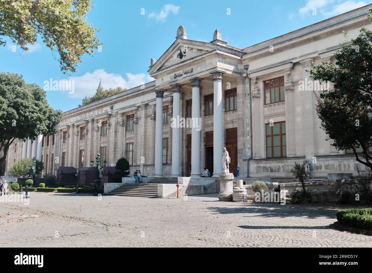 Istanbul, Turkey - September 16 2023: Istanbul Archaeology Museums. The ...