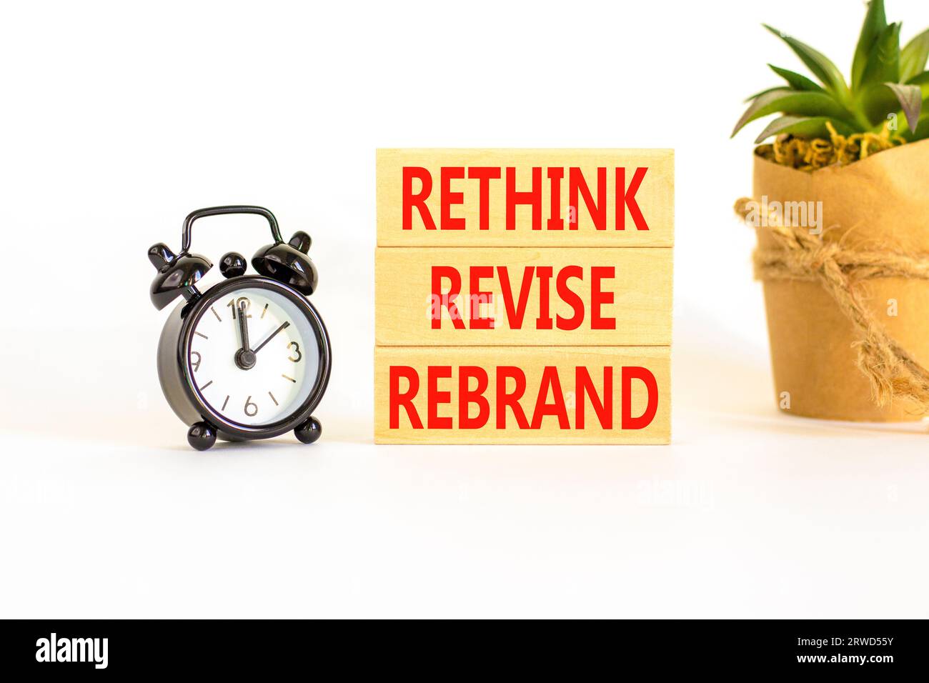 Rethink revise rebrand symbol. Concept word Rethink Revise Rebrand on ...