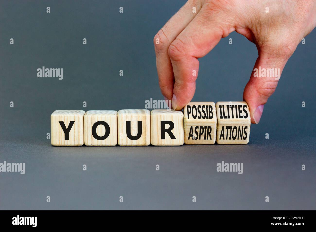 Your aspirations or possibilities symbol. Concept words Your ...