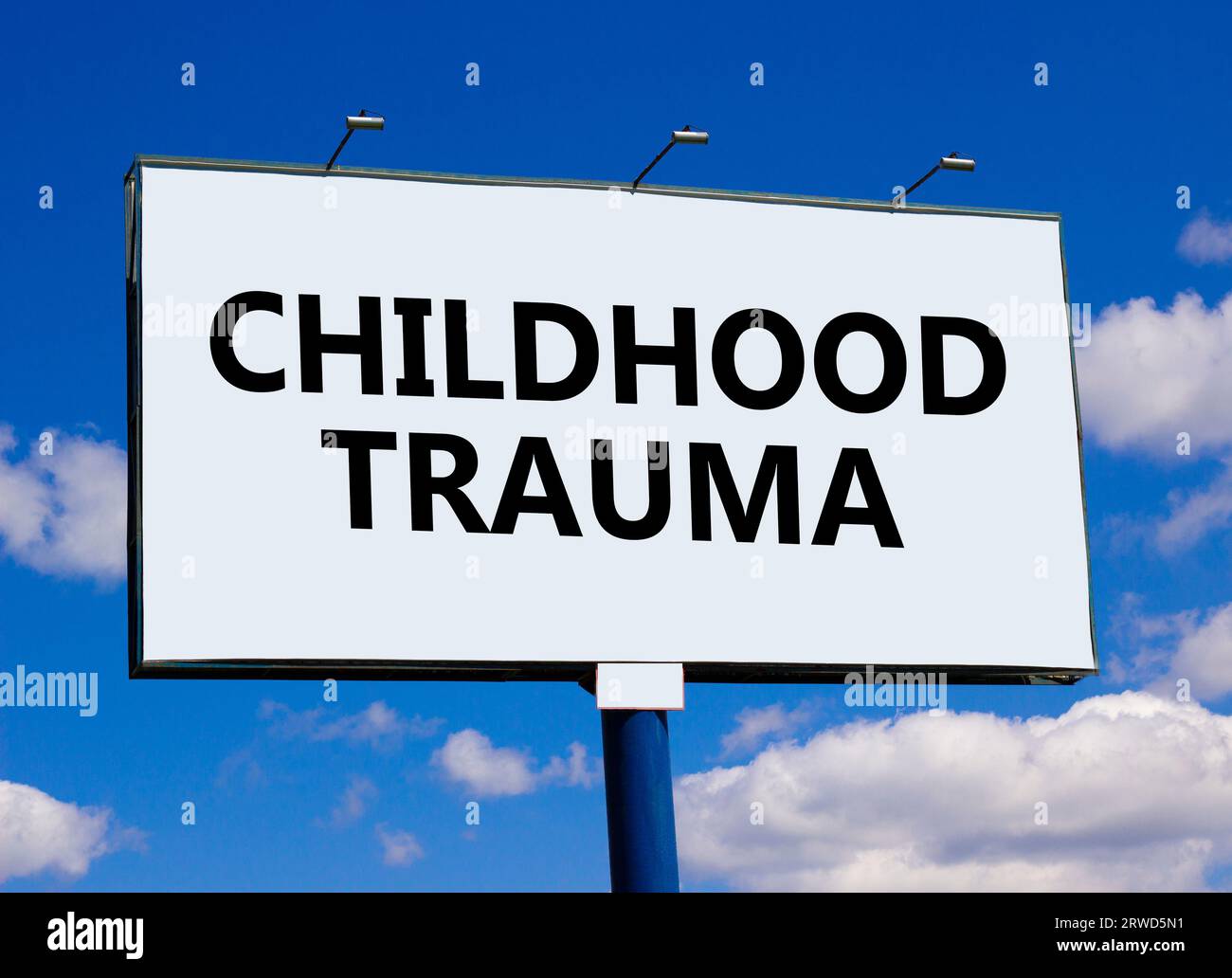 Childhood trauma symbol. Concept words Childhood trauma on beautiful ...