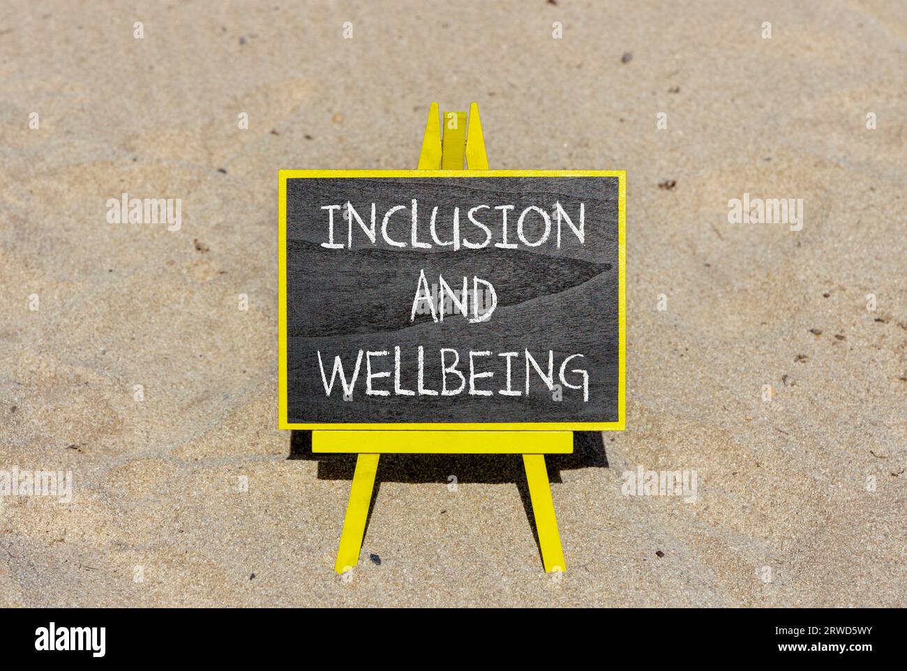 Inclusion and wellbeing symbol. Concept words Inclusion and wellbeing ...