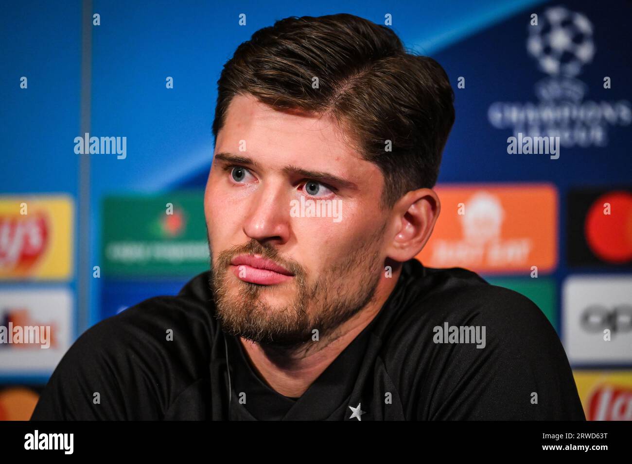 Gregor KOBEL of Borussia Dortmund during the Borussia Dortmund press ...