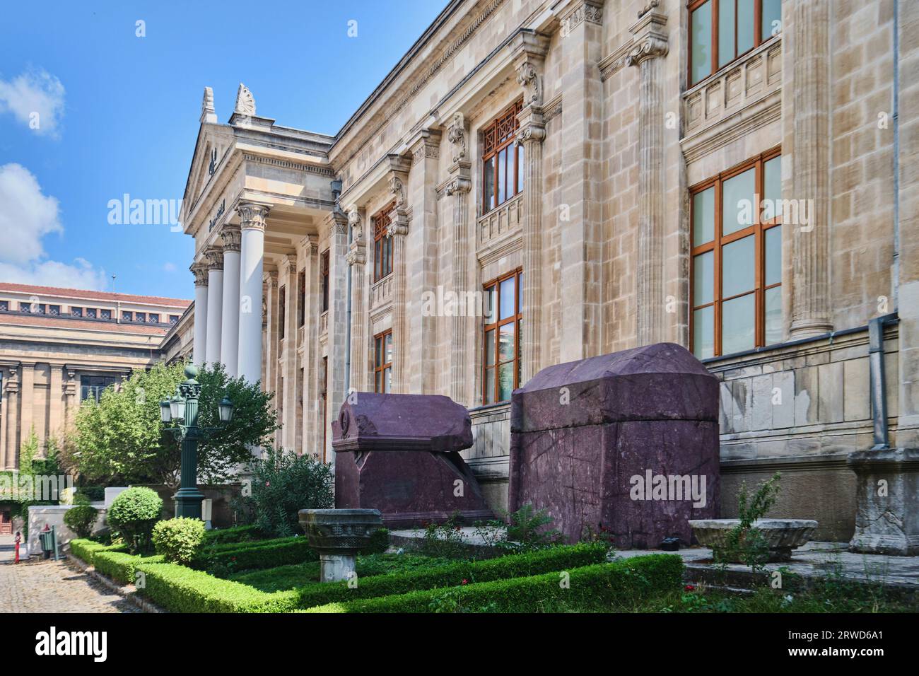 Istanbul, Turkey - September 16 2023: Istanbul Archaeology Museums. The ...