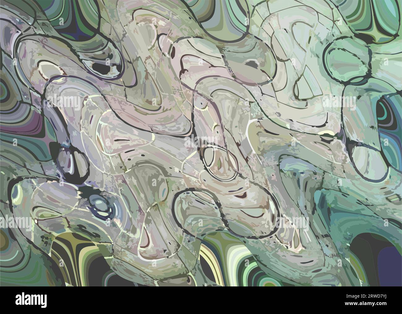 Beautiful colored wavy background for textures or fabrics. Interwoven ...