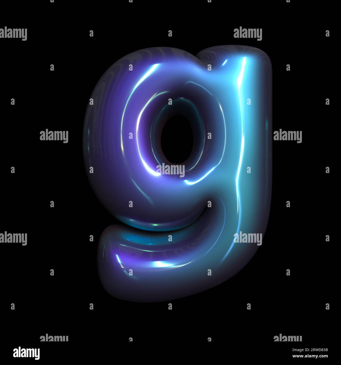 metaverse letter G - Small 3d futuristic font - Suitable for technology ...