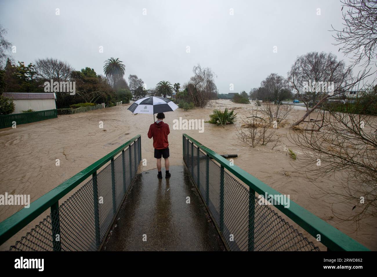 Flooding at Nelson, New Zealand, August 2022 Stock Photo - Alamy