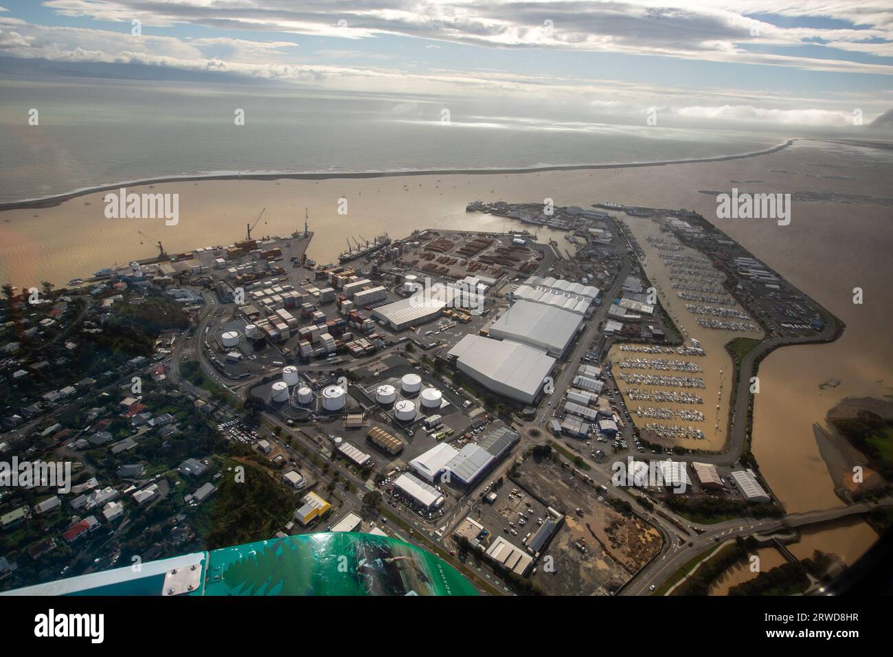 Picture by Tim Cuff - 20 August 2022 - Floods in Nelson: muddy water ...