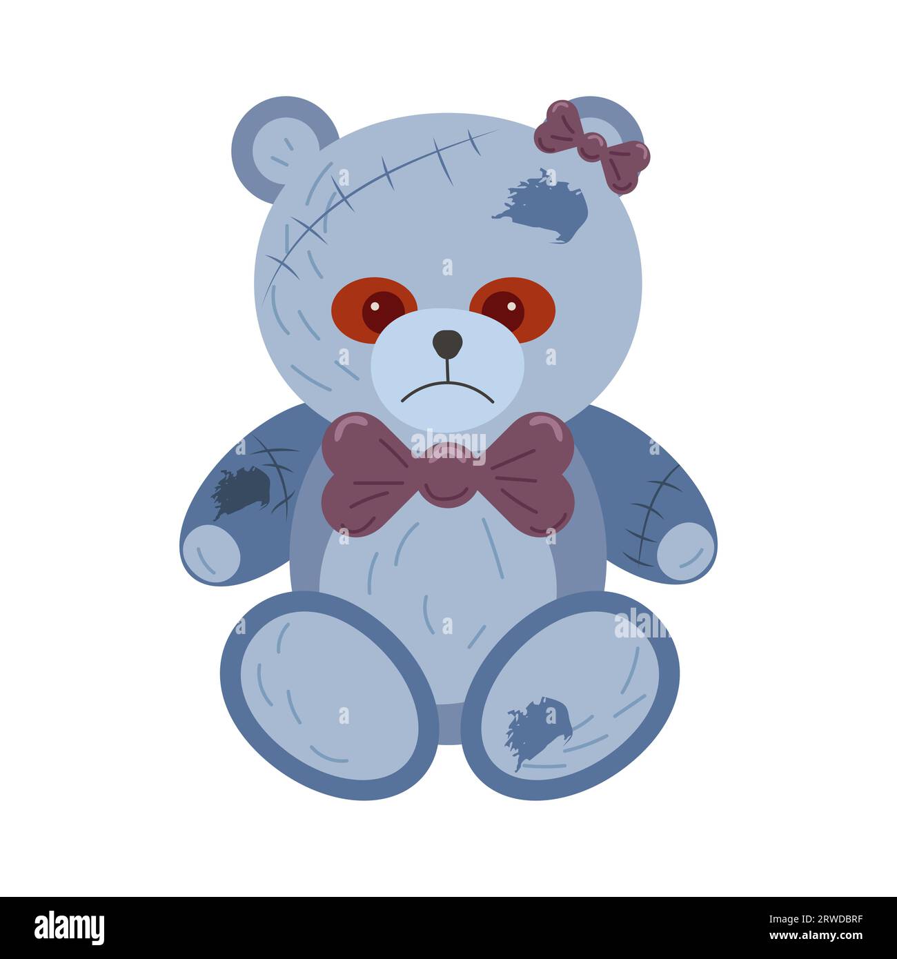 Scary Teddy Bear Drawing