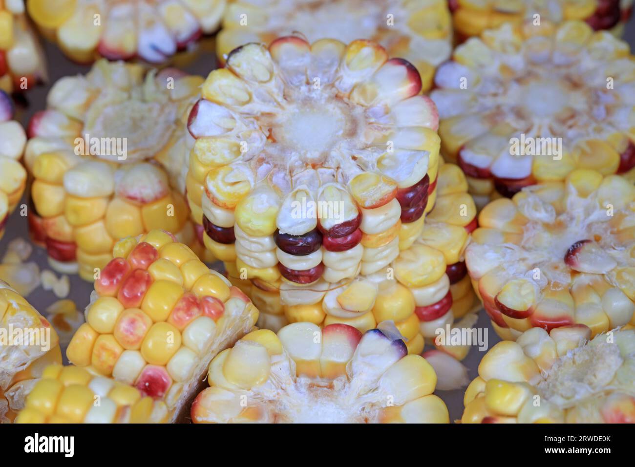 Chinese traditional food -- corn Nuggets Stock Photo - Alamy