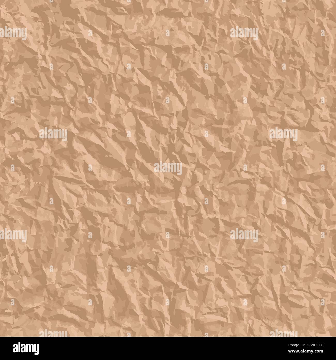 Seamless vector old crumpled paper texture, pirate map background ...