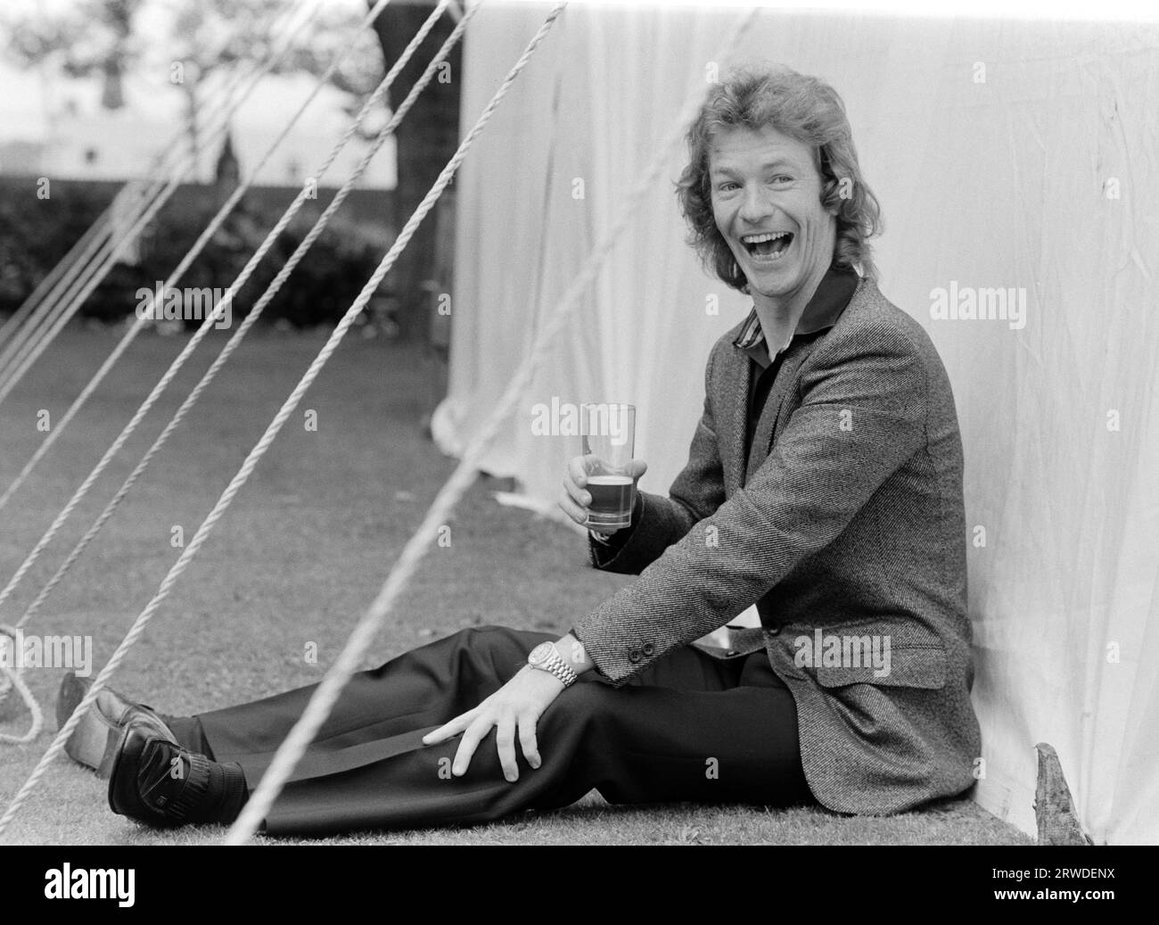 LONDON, UK. September 01, 1986: Comedian Jim Davidson at the Thames TV ...