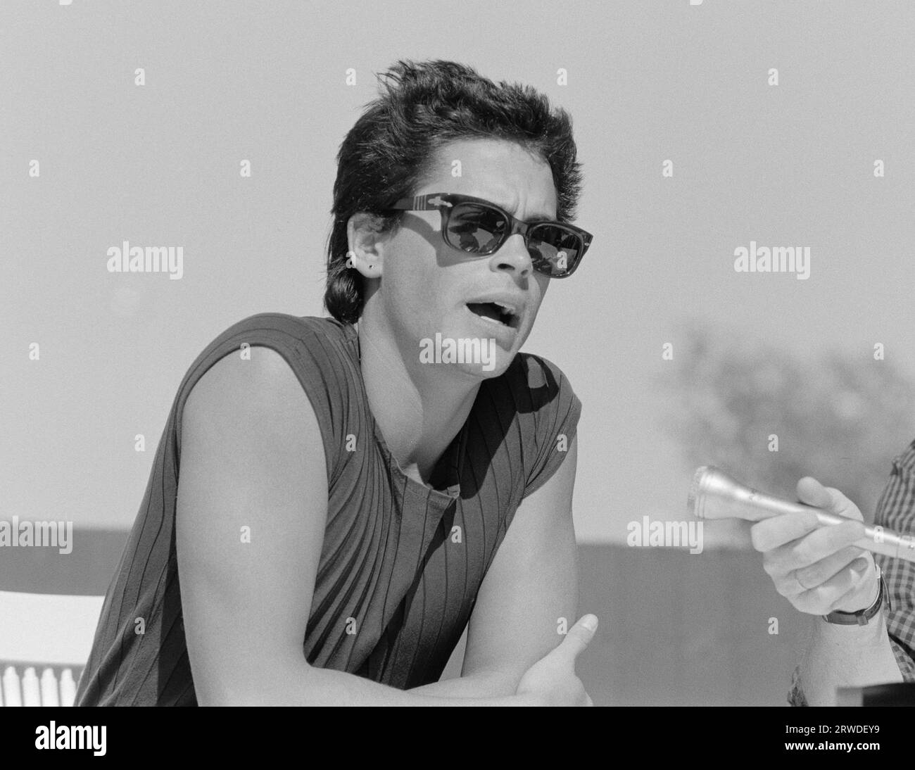 DEAUVILLE, FRANCE. September 10, 1986: Actor Rob Lowe attends the 1986 ...