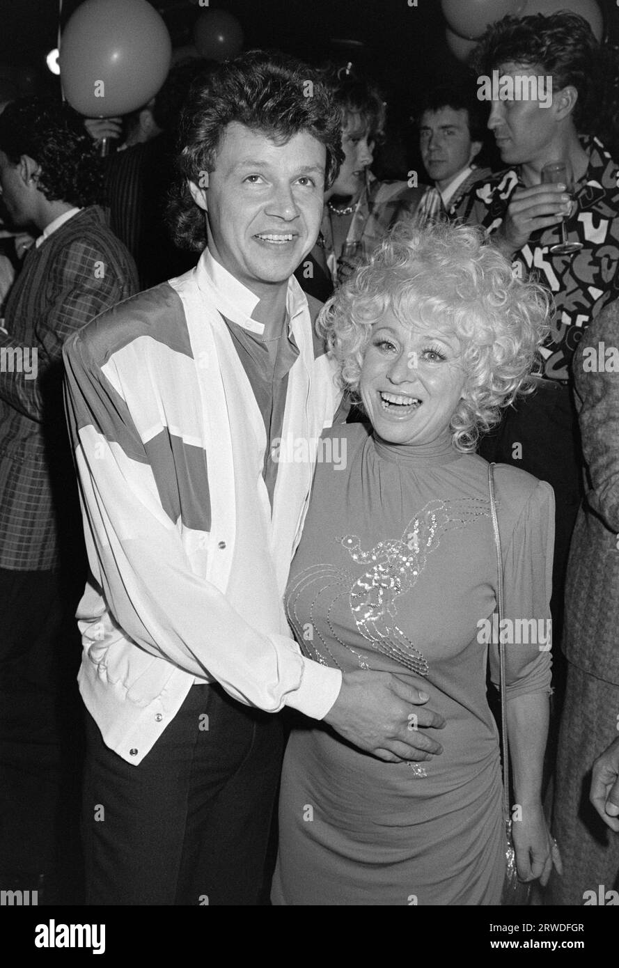 LONDON, UK. c.1986: Actress Barbara Windsor & husband Stephen Hollings ...