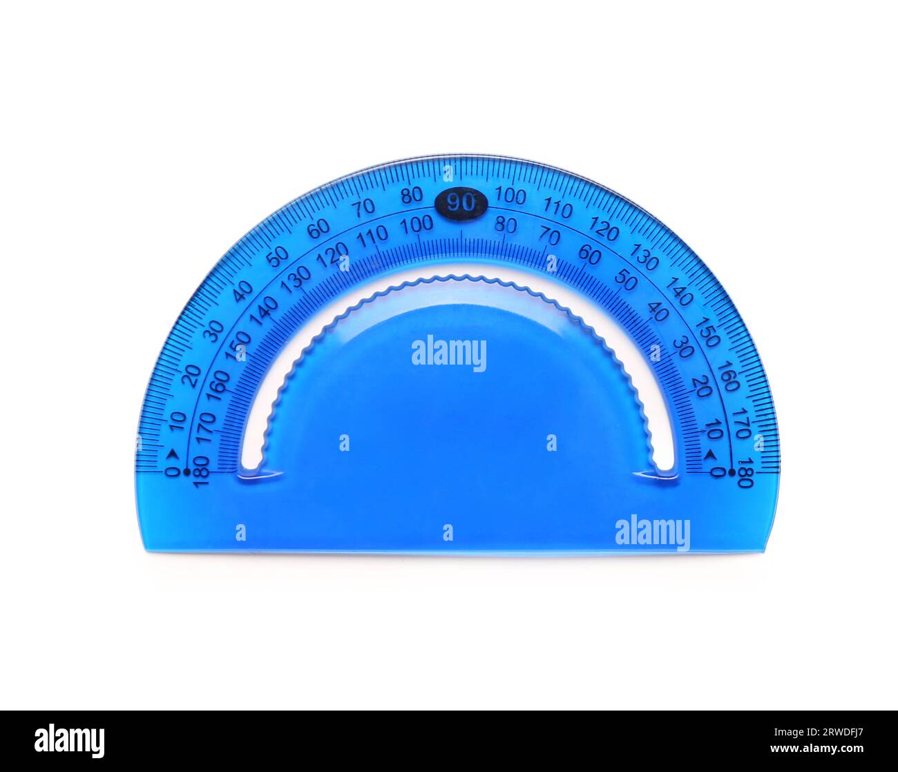 Top view protractor Cut Out Stock Images & Pictures - Alamy