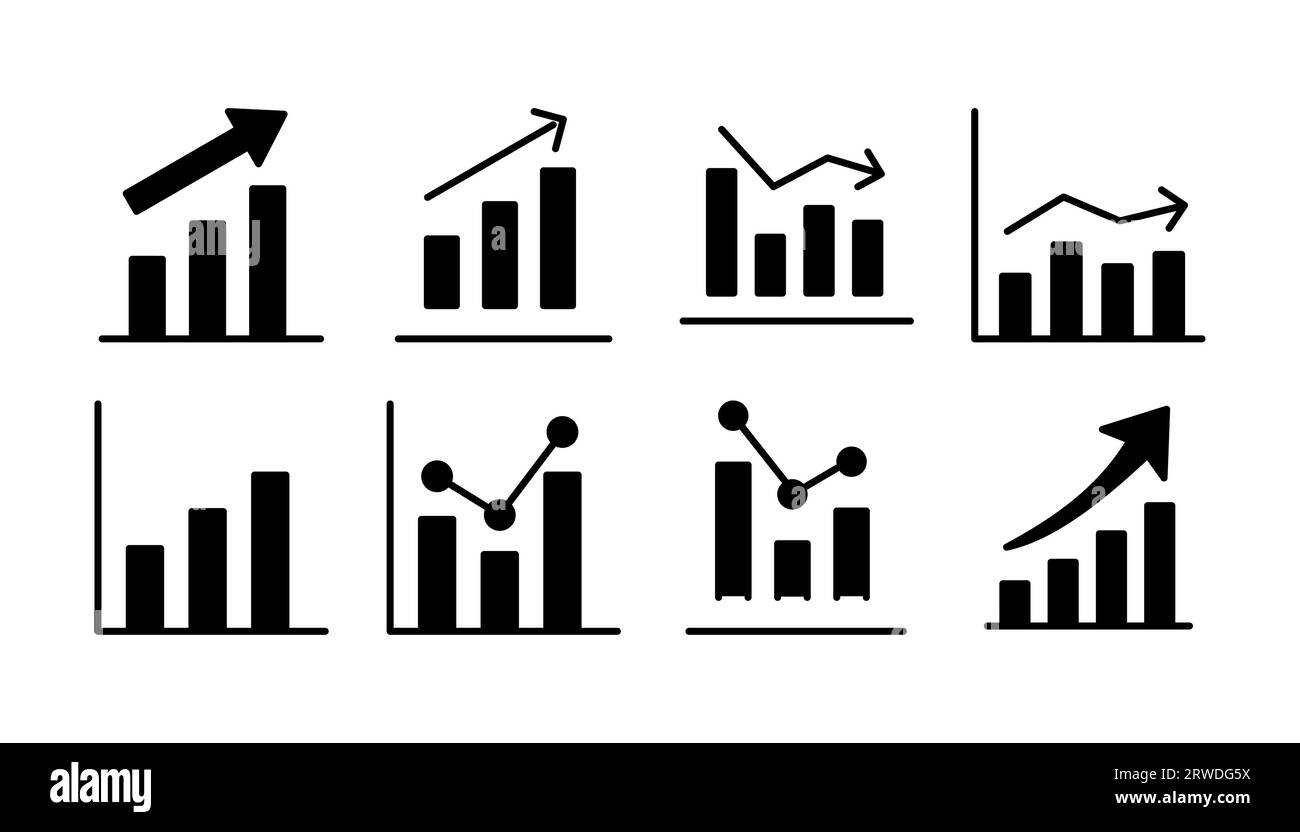 Growing graph Icon vector. Chart icon. Graph Icon Stock Vector Image & Art - Alamy