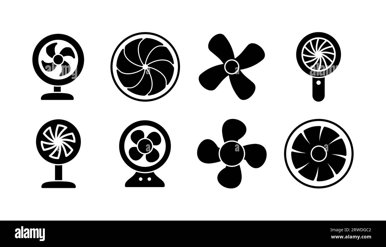 Fan icon vector. blower icon. propeller. ceiling Stock Vector Image ...