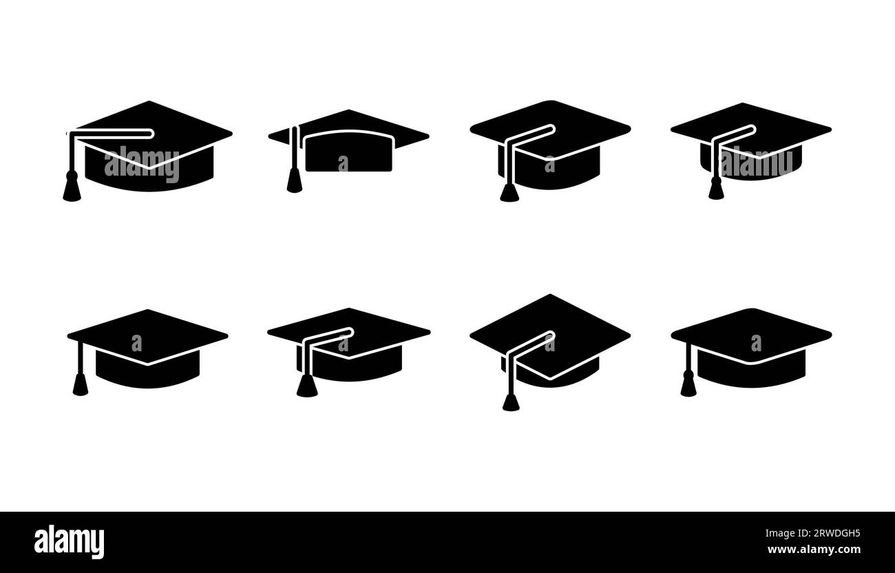 Education icon vector. graduation cap icon vector Stock Vector Image ...