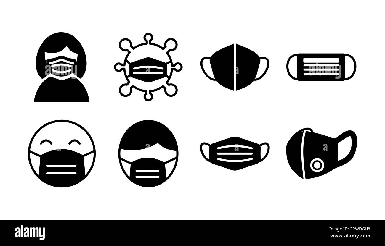 Face mask icon vector. medical Face Mask icon Stock Vector Image & Art ...