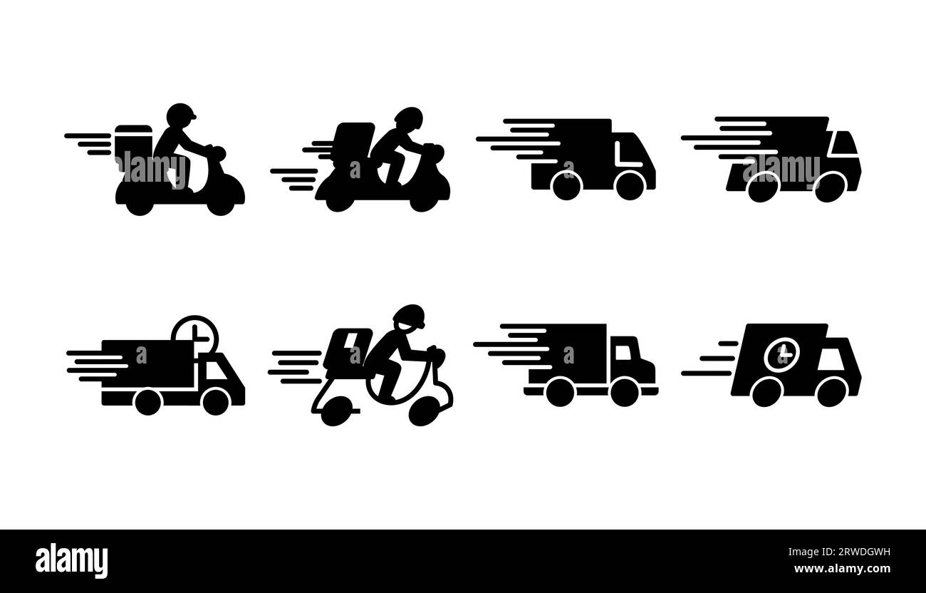 Delivery icon vector. Shipping fast delivery icon Stock Vector Image ...