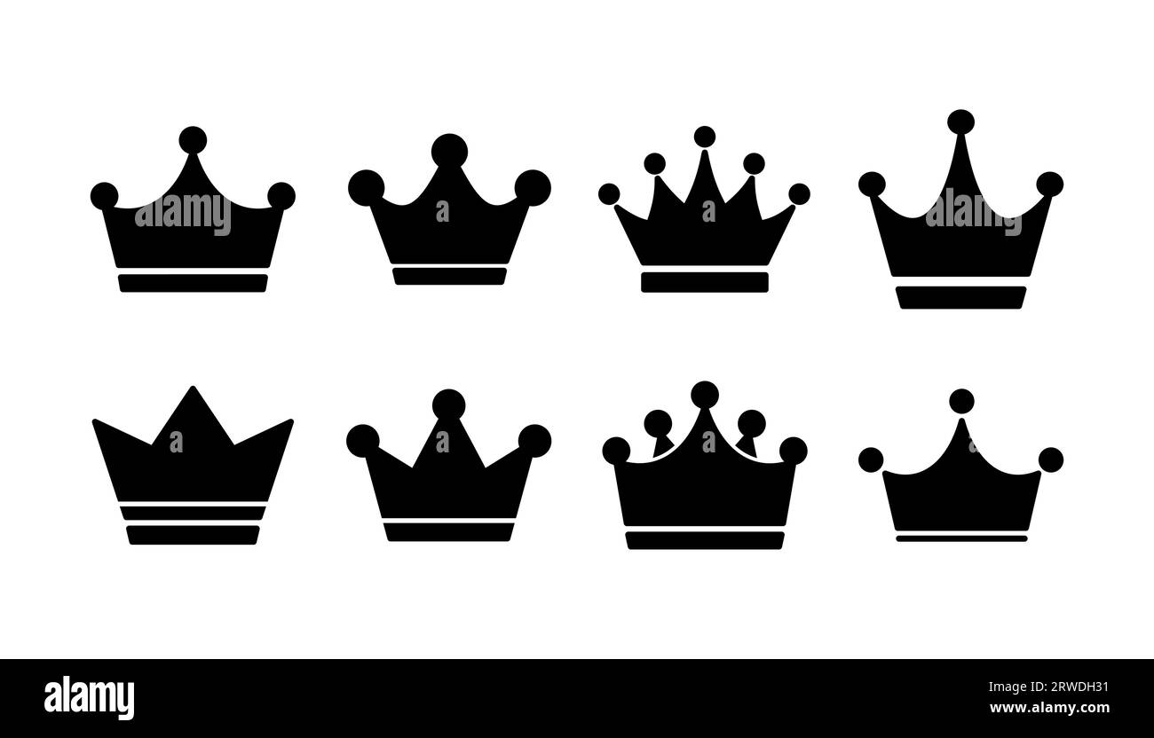 Crown Icon vector. Crown symbol for web site design Stock Vector Image ...