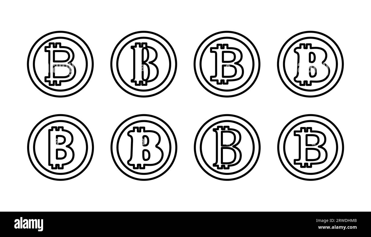 Cryptocurrency logo Stock Vector Images - Alamy