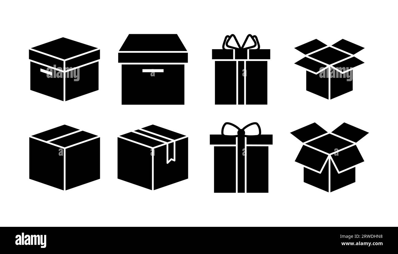 Box icon vector. Box sign. delivery package. parcel box Stock Vector ...