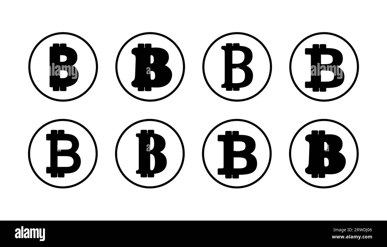 Bitcoin icon vector. payment symbol. Cryptocurrency logo Stock Vector ...