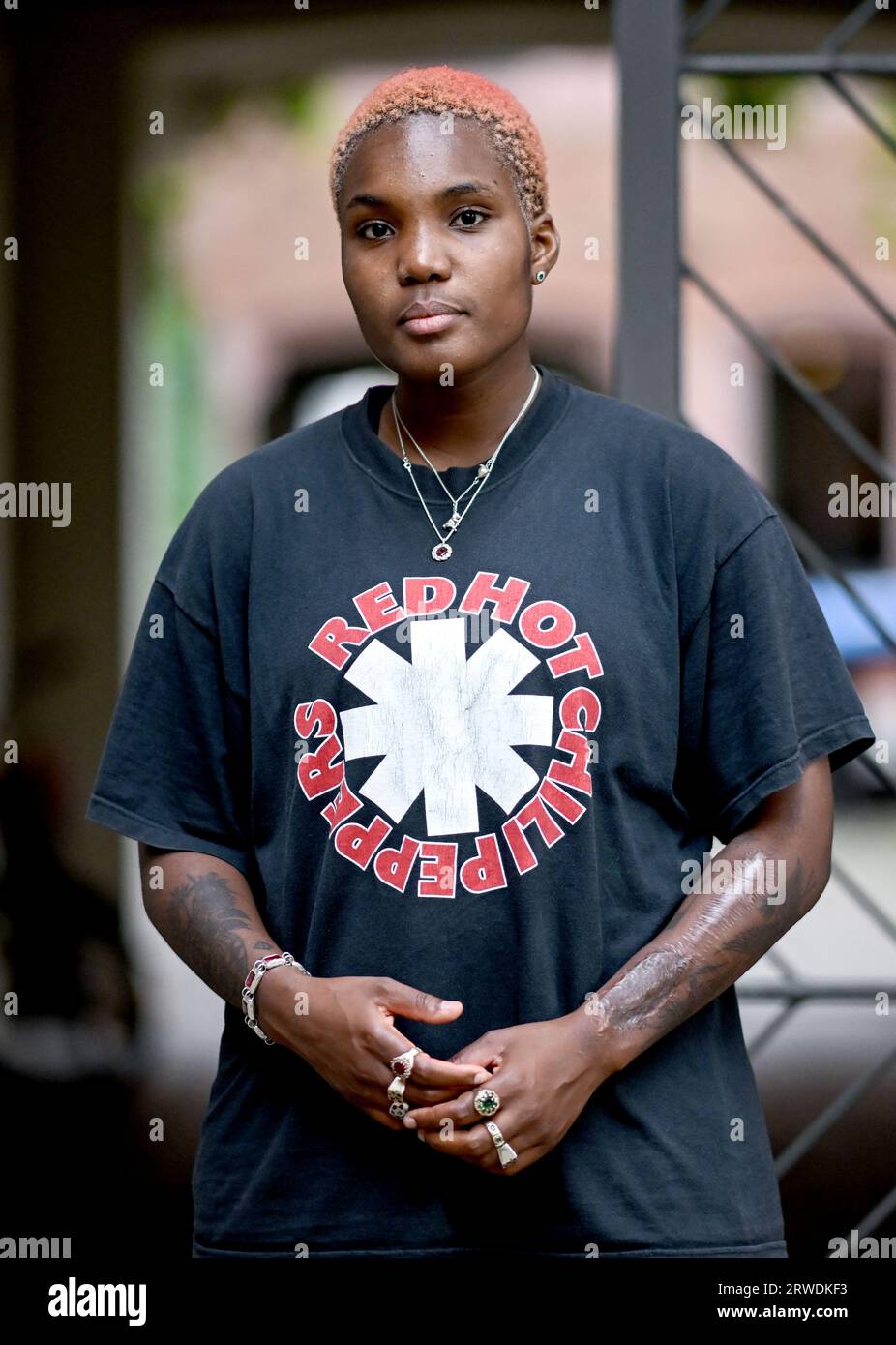 Berlin, Germany. 18th Sep, 2023. British singer and author Arlo Parks ...