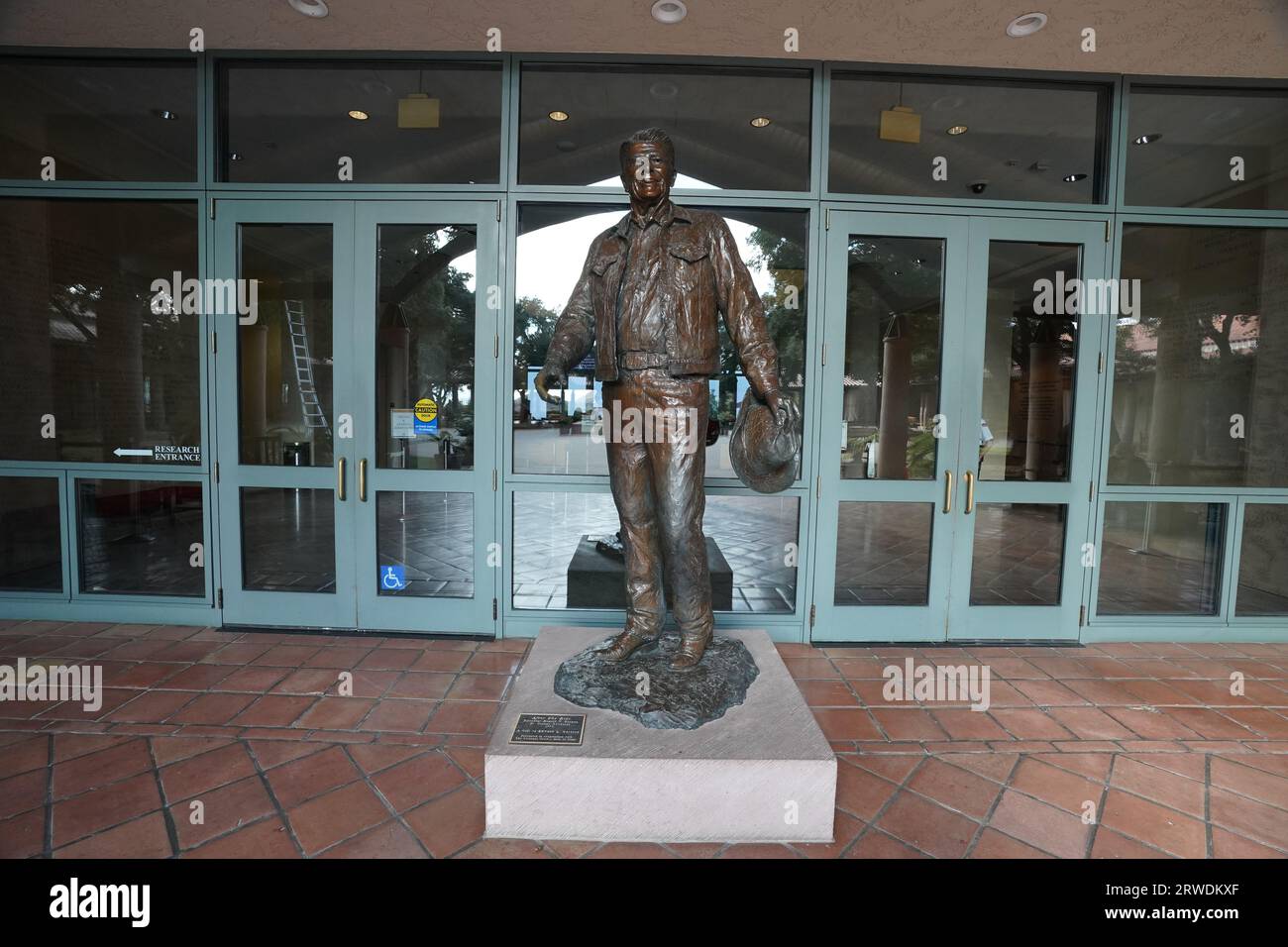 The Ronald Reagan Presidential Library in Simi Valley, California Stock ...