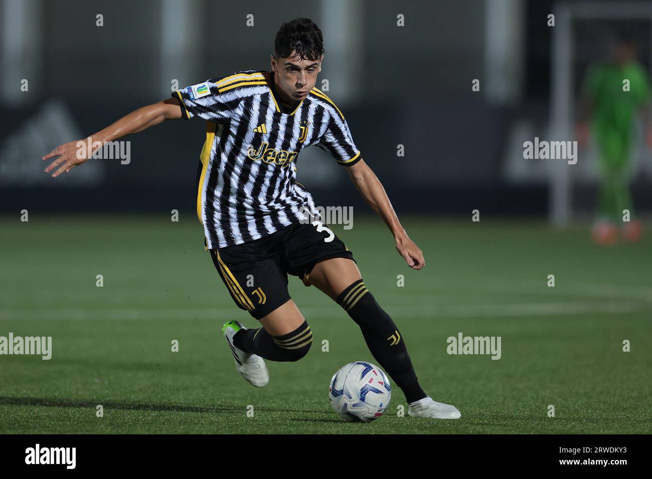 Turin, Italy. 18th Sep, 2023. Diego Pugno of Juventus during the ...