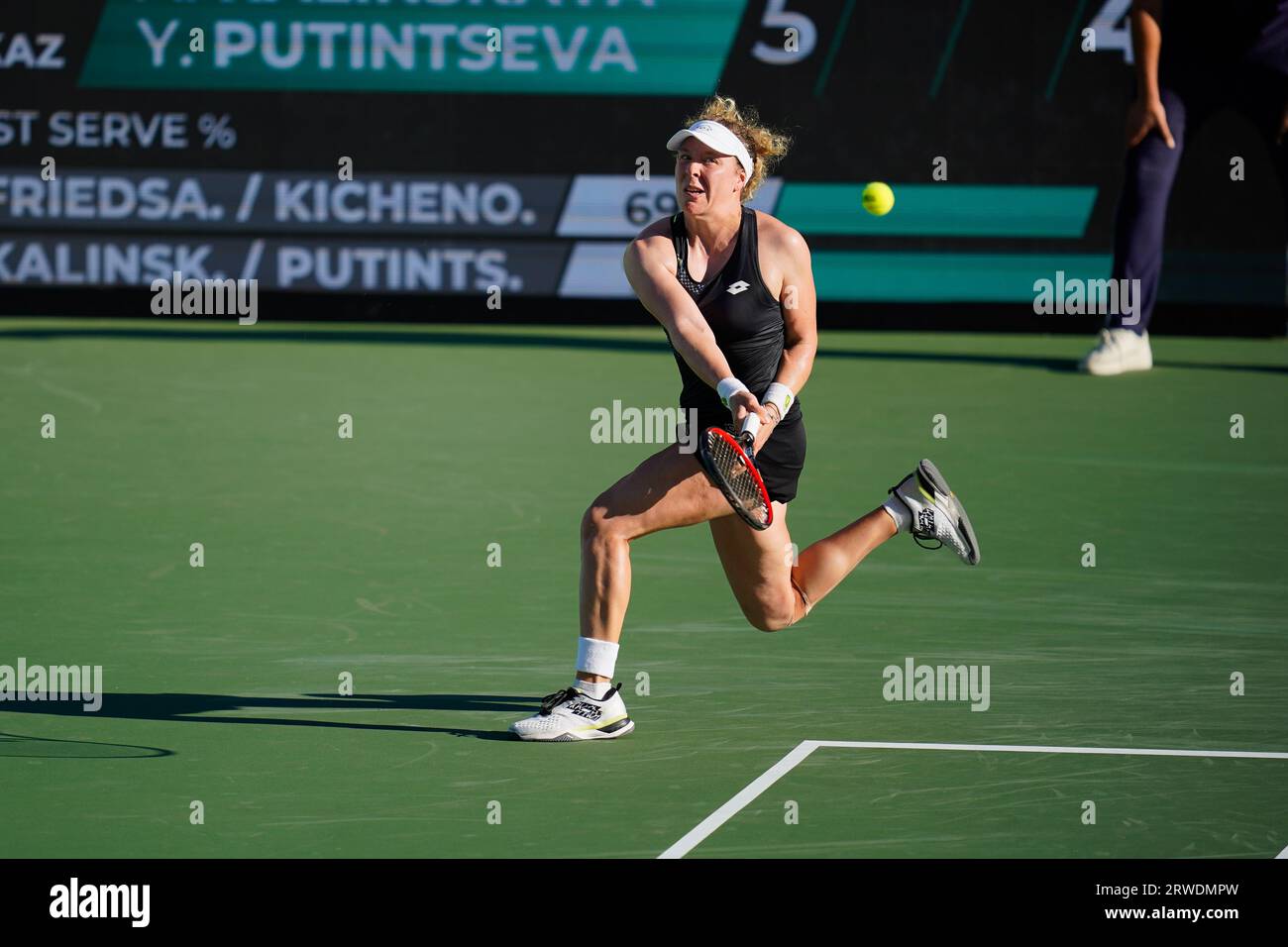 Osaka, Japan. 16th Sep, 2023. Anna-Lena Friedsam (GER) Tennis : Doubles ...