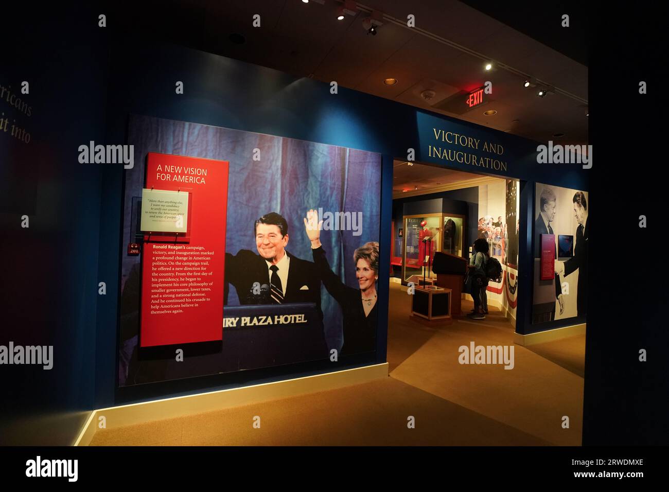 The Ronald Reagan Presidential Library in Simi Valley, California Stock ...