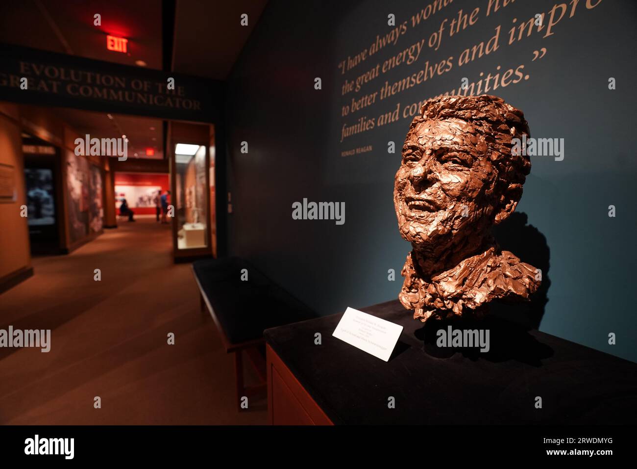 The Ronald Reagan Presidential Library in Simi Valley, California Stock ...